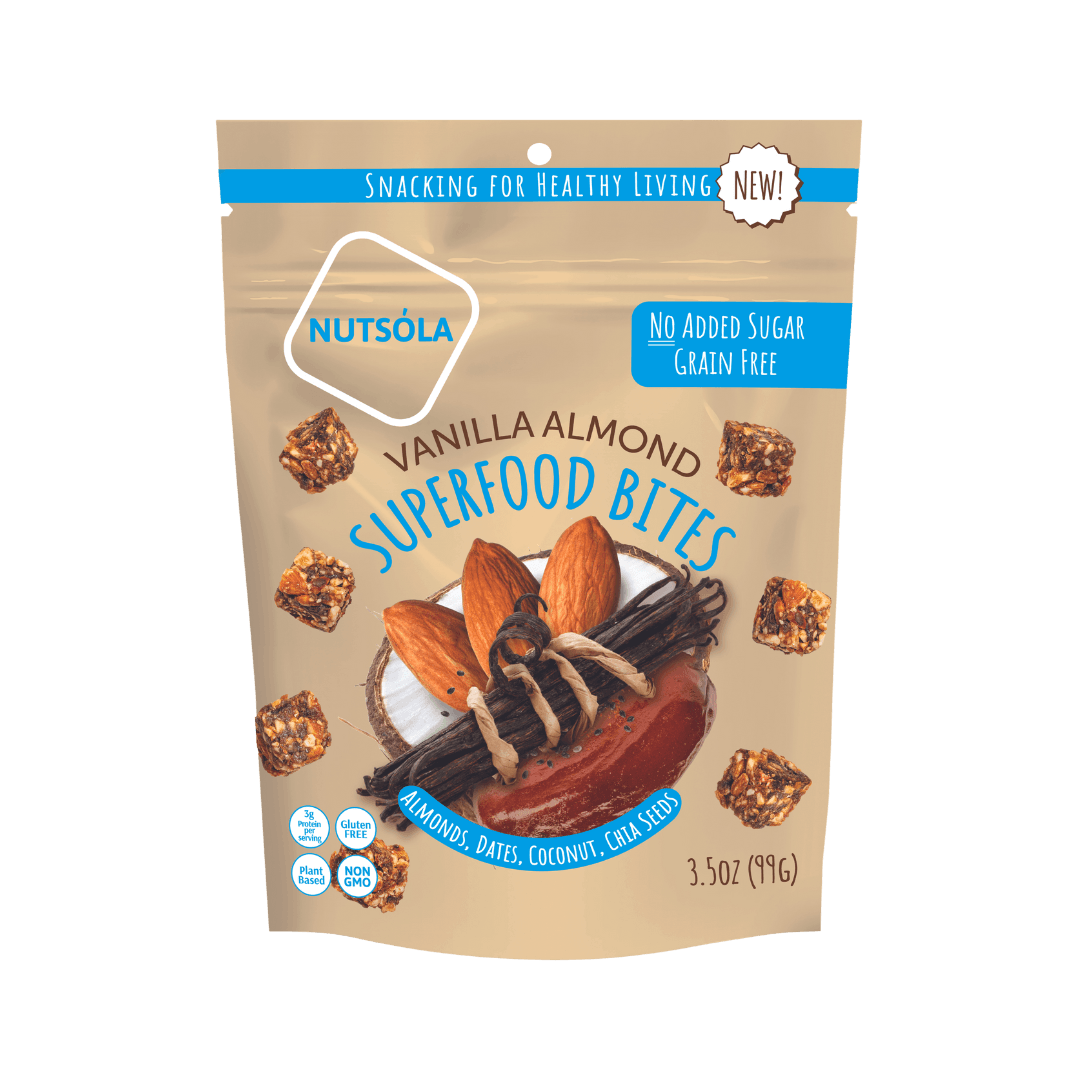 Vanilla Almond - Superfood Snack Bites | NUTSÓLA